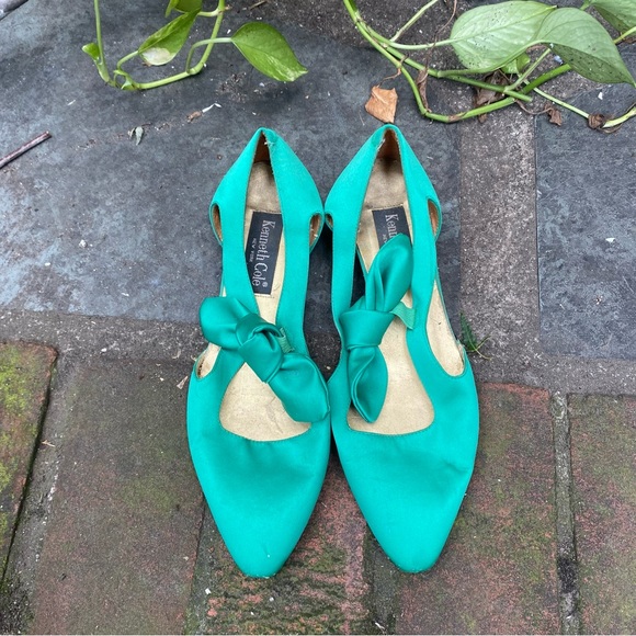Kenneth Cole | Shoes | Vintage Kenneth Cole Emerald Green Shoes With ...